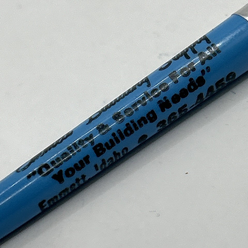 VTG Ballpoint Pen Emmett Building Supply Idaho | eBay