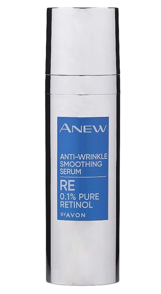 AVON ANEW SMOOTHING ANTI-WRINKLE SERUM 30 ml-1 fl. oz, 0.1% PURE ...