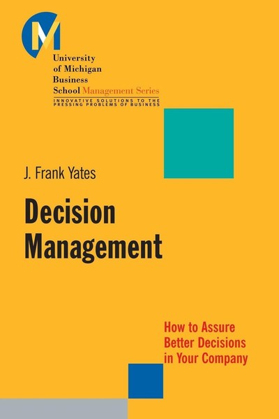 Decision Management von J. Frank Yates (2002, Taschenbuch) for sale ...