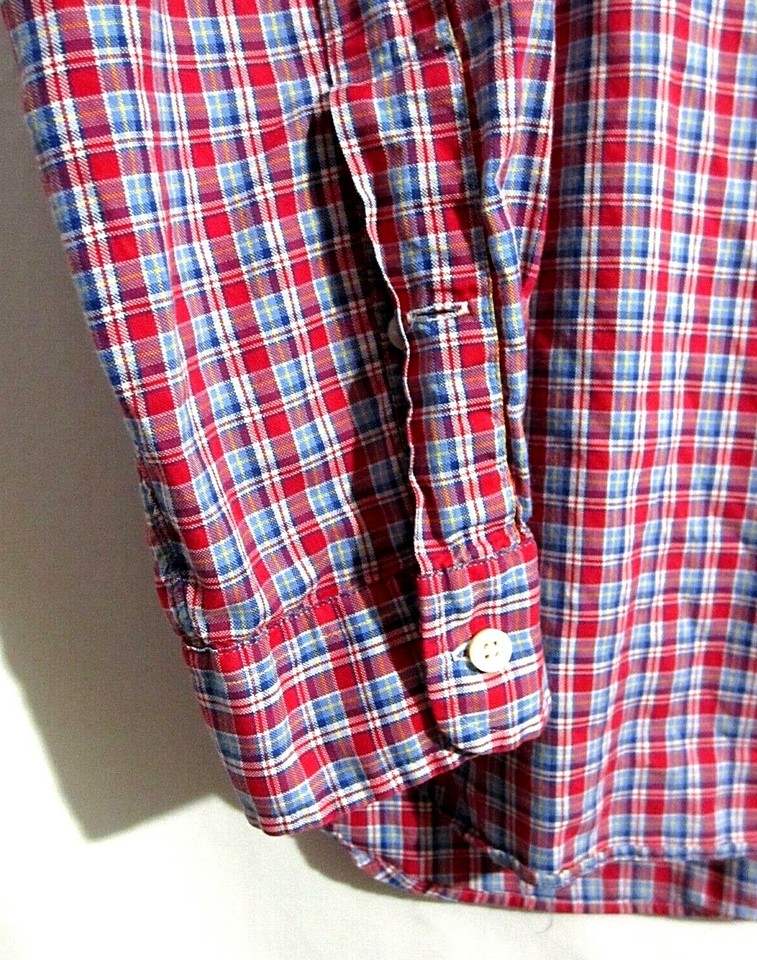 POLO Ralph Lauren Plaid Multi Colored Button Down Shirt | Mens | Large ...