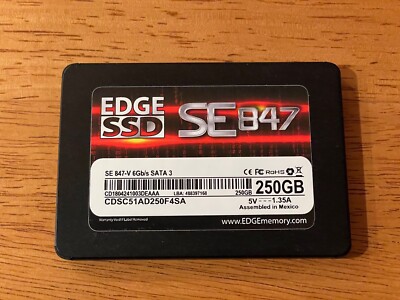 Edge SSD SE847 250GB 6Gb/s 2.5" SATA SSD | eBay