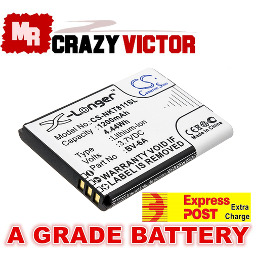 New Bv 6a Battery For Nokia 8110 4g 2720 Flip Ta 1048 Ta 1059 Ta 1168