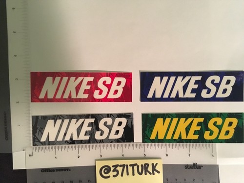 All 4 Nike SB Sticker Limited Edition Extremely Rare Brand New Old ...