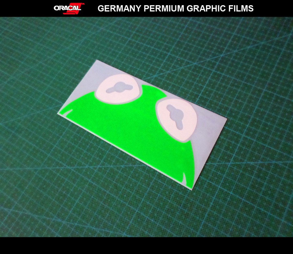 kermit the frog peeking forg JDM Decal Sticker | eBay
