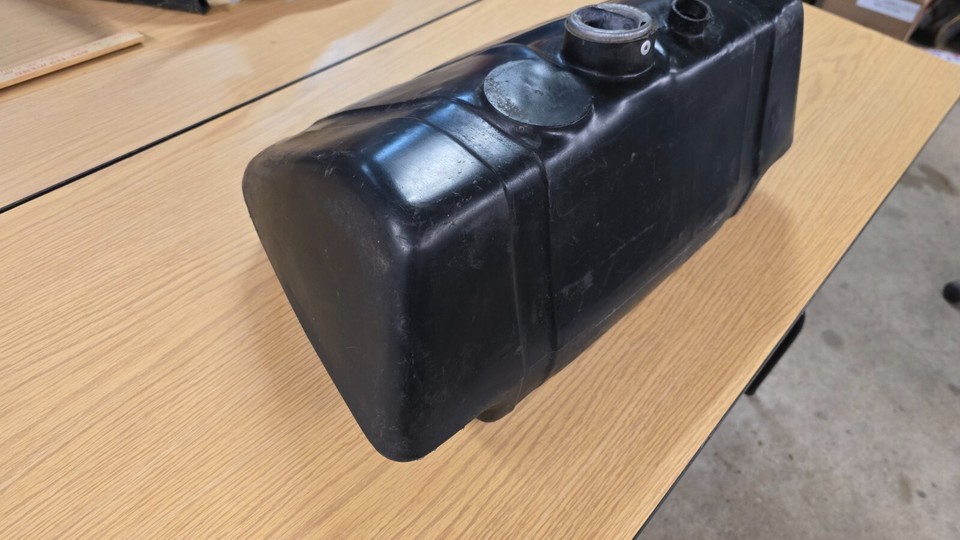 2 NICE OEM 1972 400 LVI Raider Twin Track Snowmobile GAS FUEL TANK FITS ...