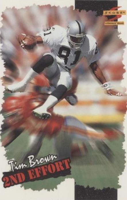 1996 Score - 2nd Effort Tim Brown #255 for sale online | eBay