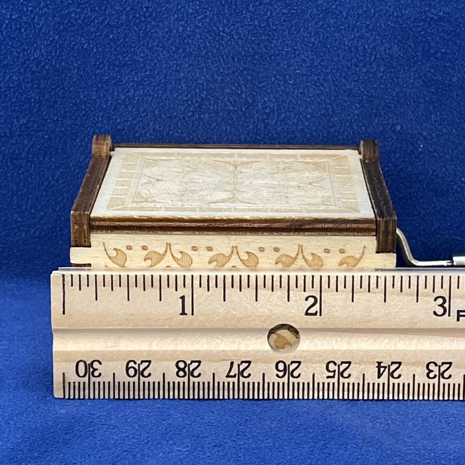 NOS "Queen" Bohemian Rhapsody Miniature Hand-Crank Wooden Music Box | eBay