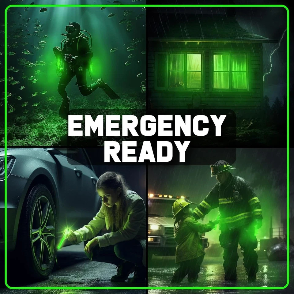 Military Grade Green Glow Sticks - 25 Pack - 12 Hour Bulk Tactical ...