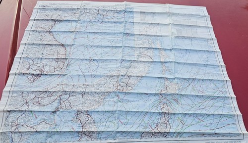 WWII Silk Escape Map Japan and South China Seas C52/53 USAAF 1945 | eBay