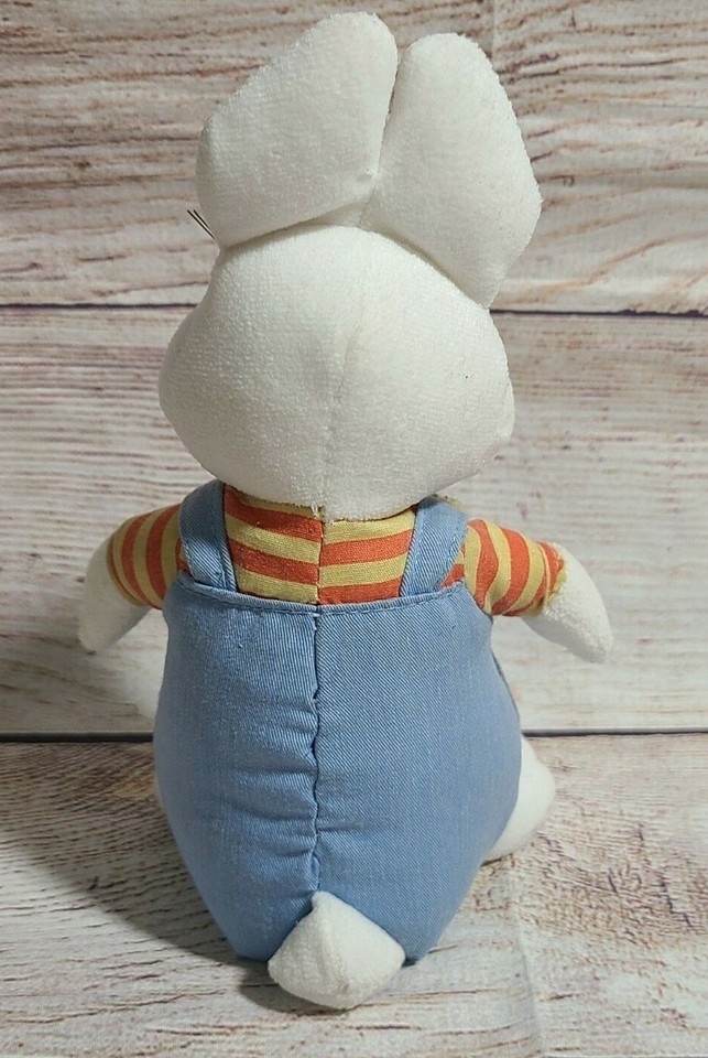 TY Max and Ruby Plush Max Stuffed Animal Bunny Bean Bag Beanie 8" 2010 ...