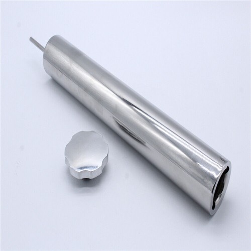 2inch x 13inch POLISHED STAINLESS STEEL RADIATOR COOLANT OVERFLOW PUKE ...