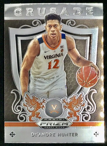 2019-20 Panini DeAndre Hunter Prizm Rookie Card RC DP Crusade Atlanta ...