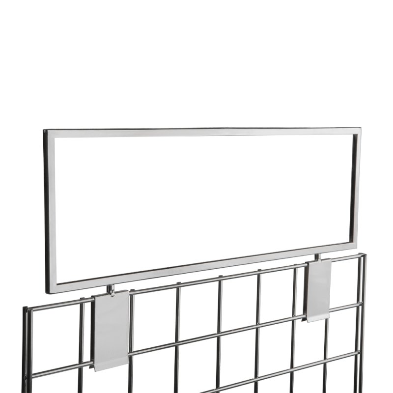 GRIDWALL HEADER OR GRID WALL POSTER HOLDER GRIDWALL MESH SIGN HOLDER ...