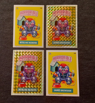 Garbage Pail kids prism my pet monster 0H, THE HORROR-IBLE vintage sdcc ...