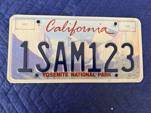California YOSEMITE NATIONAL PARK Sample License Plate | eBay