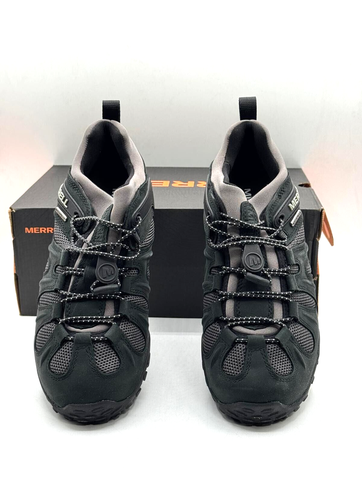Merrell Men's Cham 8 Stretch Waterproof Hiking Black/Grey J034177 US 7. ...