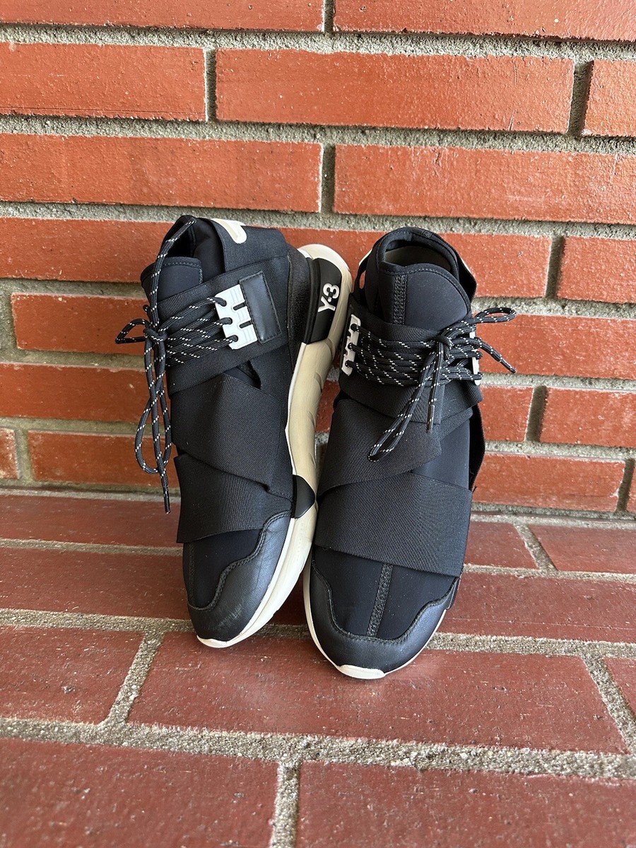 Adidas Y-3 Yohji Yamamoto Qasa High Men Sneaker Black White Adidas Y-3 Yohji Yamamoto Qasa High Men Sneaker Black White