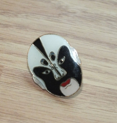 Beijing Peking Opera Style Mask Collectible Souvenir Lapel Pin | eBay