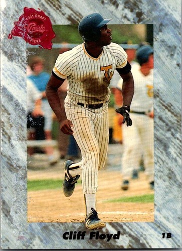Cliff Floyd 1991 Draft Classic Picks Baseball Card 61 First Baseman | eBay
