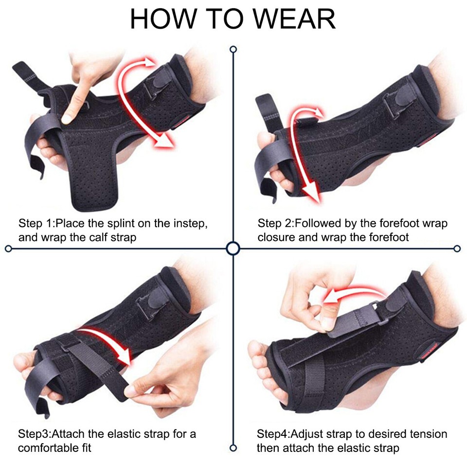 Plantar Fasciitis Night Splint Foot Drop Orthotic Brace Night Splints ...