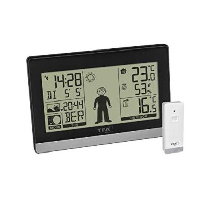 TFA-Dostmann Weather Boy Black LCD Battery | eBay