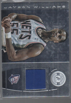 JAYSON WILLIAMS 2013-14 PANINI TOTALLY CERTIFIED TOTALLY SILVER JERSEY ...
