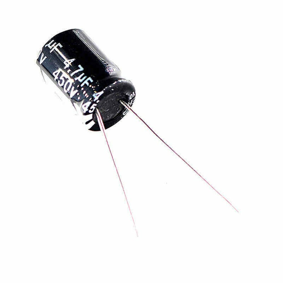 20pcs 450v 4.7uf 450volt 4.7mfd 105c aluminum electrolytic capacitor 8 ...