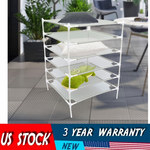 6 Layers Sweater Drying Rack Stackable Laundry Clothes Mesh Net Dryer ...