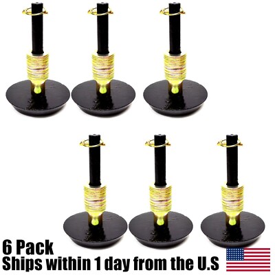 (6) Snow Plow Skid Shoes Fits Western Meyer Boss Blizzard Fisher Curtis ...