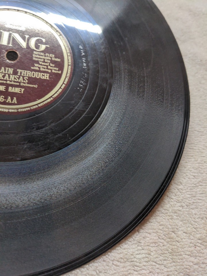 78 RPM Under The Double Eagle Fast Train Through Arkansas Wayne Raney ...