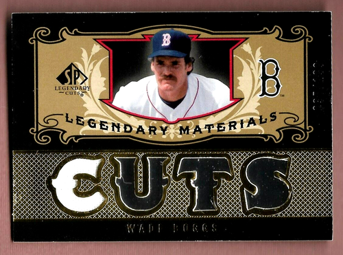 WADE BOGGS 2007 UPPER DECK CUTS SP GAME USED JERSEY RELIC #'D /199 MLB HOF | eBay