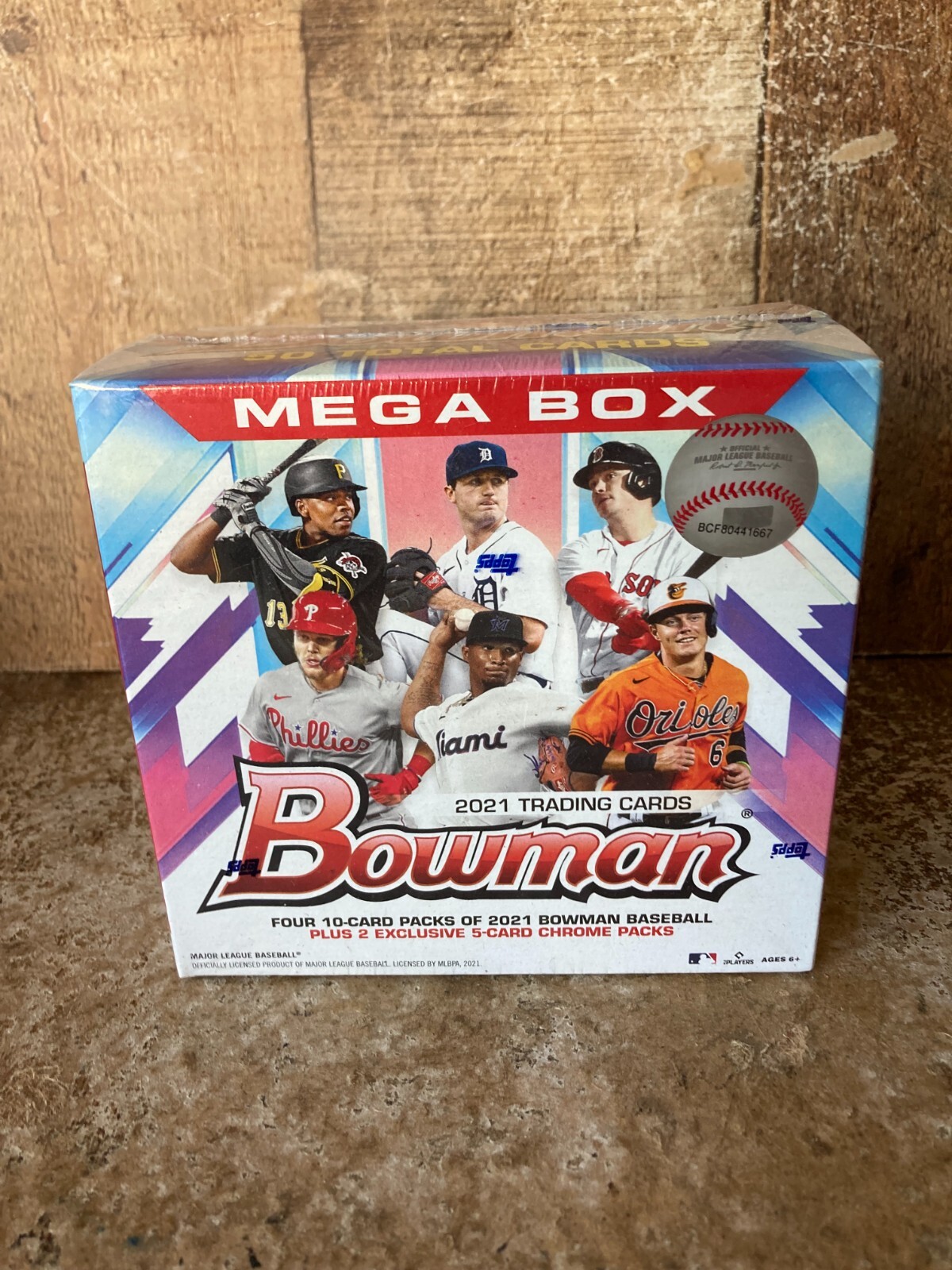 2021 Topps Bowman MLB Baseball Trading Cards Mega Box - Factory Sealed ...