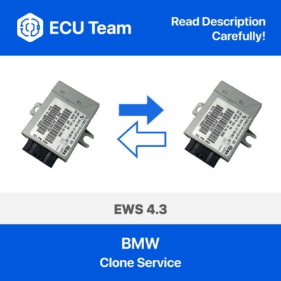 BMW EWS4.3 Cloning Service Electronic Immobilizer Clone EWS Plug & Play ...