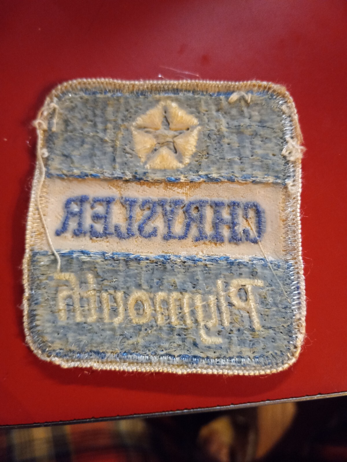 CHRYSLER PLYMOUTH EMBROIDERED PATCH LE BARON BARRACUDA CARS 2 3/4" x 2 ...