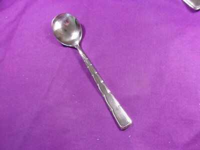 REED BARTON REBACRAFT SWAGGER SOUP SPOON 7 1/4" STAINLESS GOOD ...