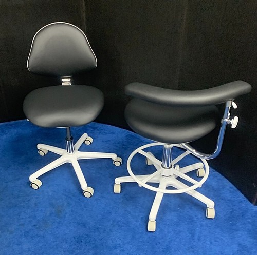Dental EZ Galaxy Stool Set - Doctor & Assistant - Vinyl Uph. Color of Choice | eBay