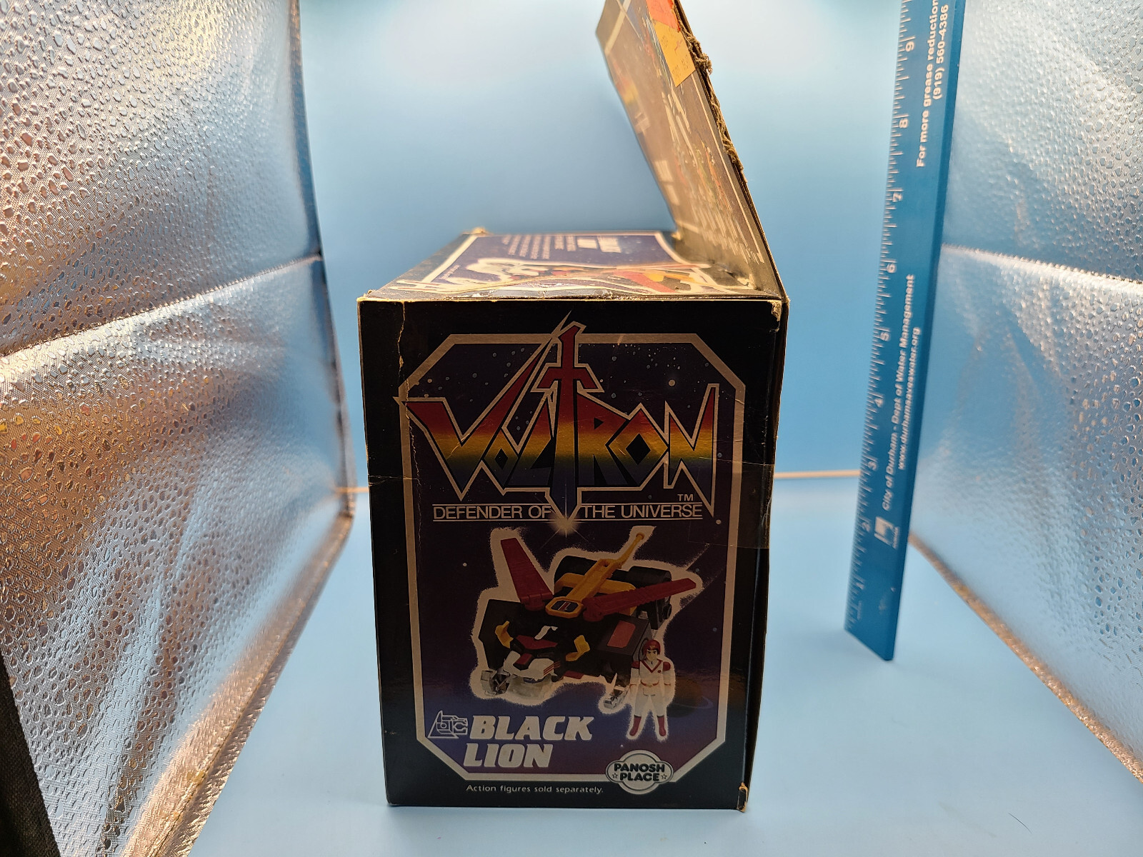 Vtg 1984 Panosh Place Voltron Defender of the Universe BLACK LION ...