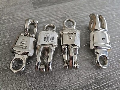 Panic Snap 4” Silver 1/2" Fixed-Eye (4 Pieces) | eBay