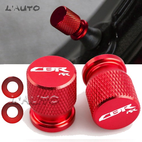 Red motorcycle CNC Wheel Tire Valve caps Cover with O-Ring Seal For ...