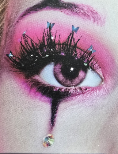 KISS Glitter False Eyelashes Halloween Limited Edition Scary Clown LOT ...