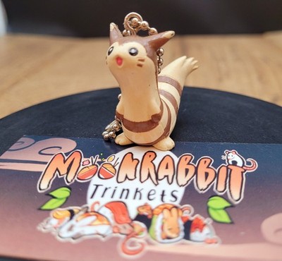 Rare Pokemon Furret 1.5" keychain Figure Toy | eBay