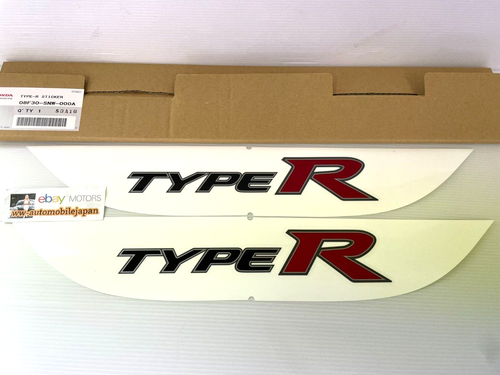 Honda CIVIC FD2 FK8 Type-R Genuine Side Sricker Decal For 08F30-SNW ...