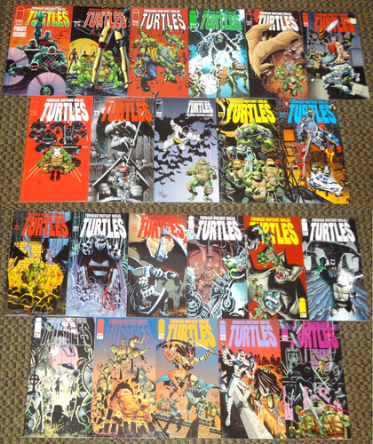 1996 IMAGE VOL 3 TEENAGE MUTANT NINJA TURTLES #1-23 VF COMICS FULL SET ...