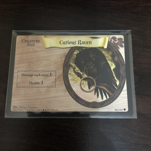 HARRY POTTER BASE SET TCG CCG Curious Raven 80/116 | eBay