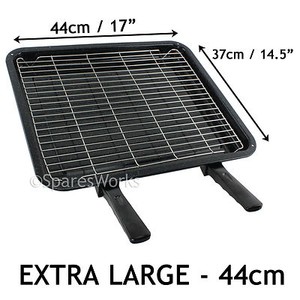 XL Enamel Grill Tray & Rack for BOSCH NEFF SIEMENS Oven Cooker 370 x ...
