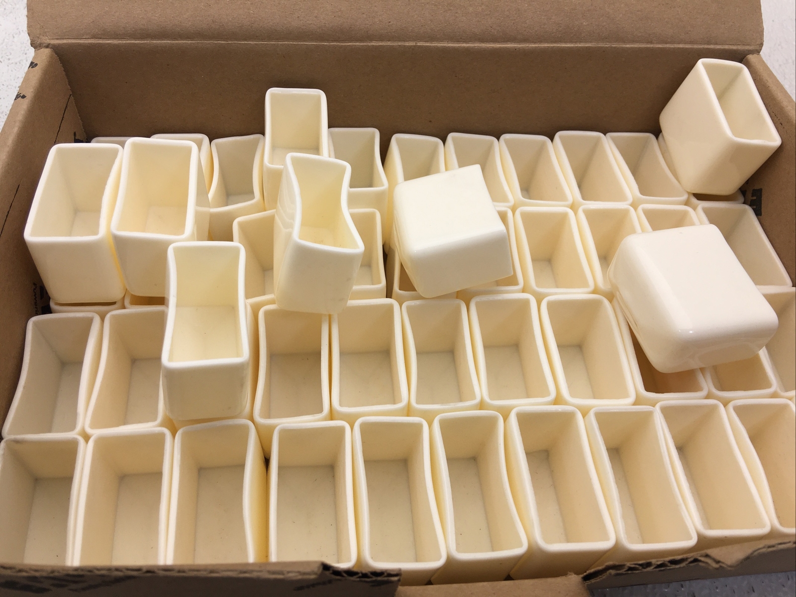 B852W EATON WHITE PLASTIC END CAPS FOR 13/16 INCH X 1 5/8 INCH CHANNEL ...