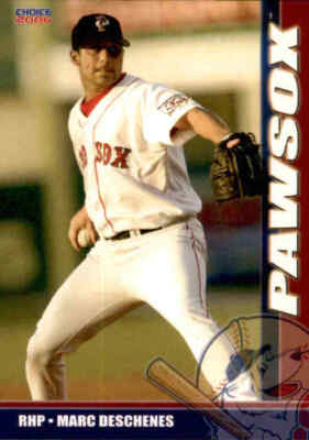 2006 Pawtucket Red Sox Choice 12 Marc Deschenes Lowell Dracut ...