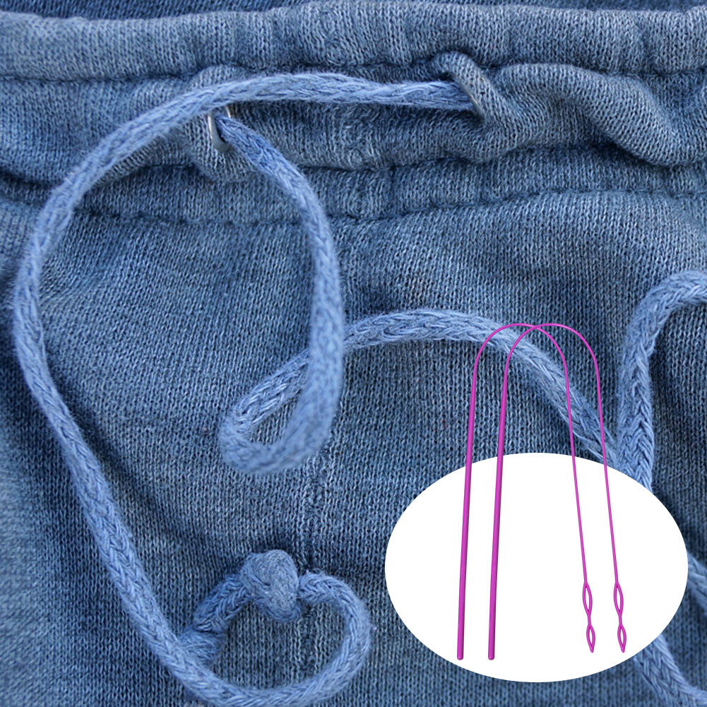 Flexible Drawstring Threader Sewing Loop Kit For Fabric Craft Turner ...