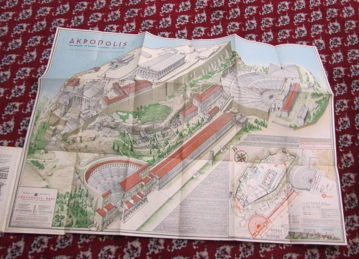 Athenian Acropolis Map