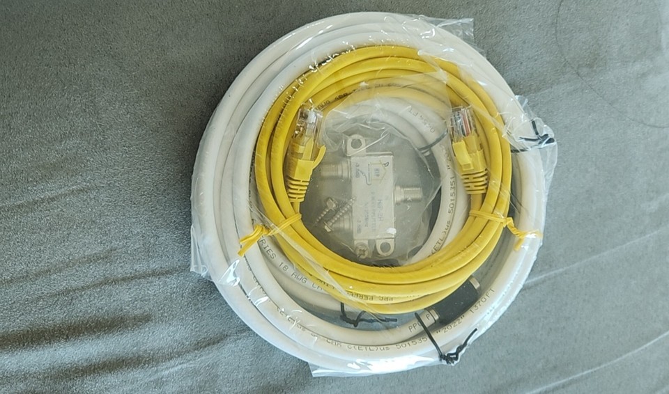 HSD KIT by PPC Innovate Connect Coax Cable Jumpers, Cat 5e, 2-way ...